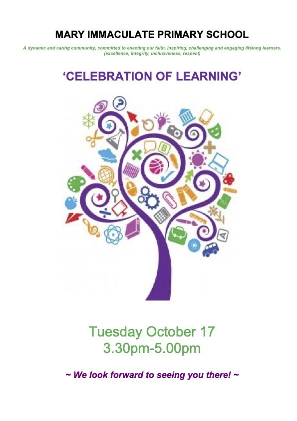 Celebration of Learning Term 4 – Mary Immaculate, Ivanhoe